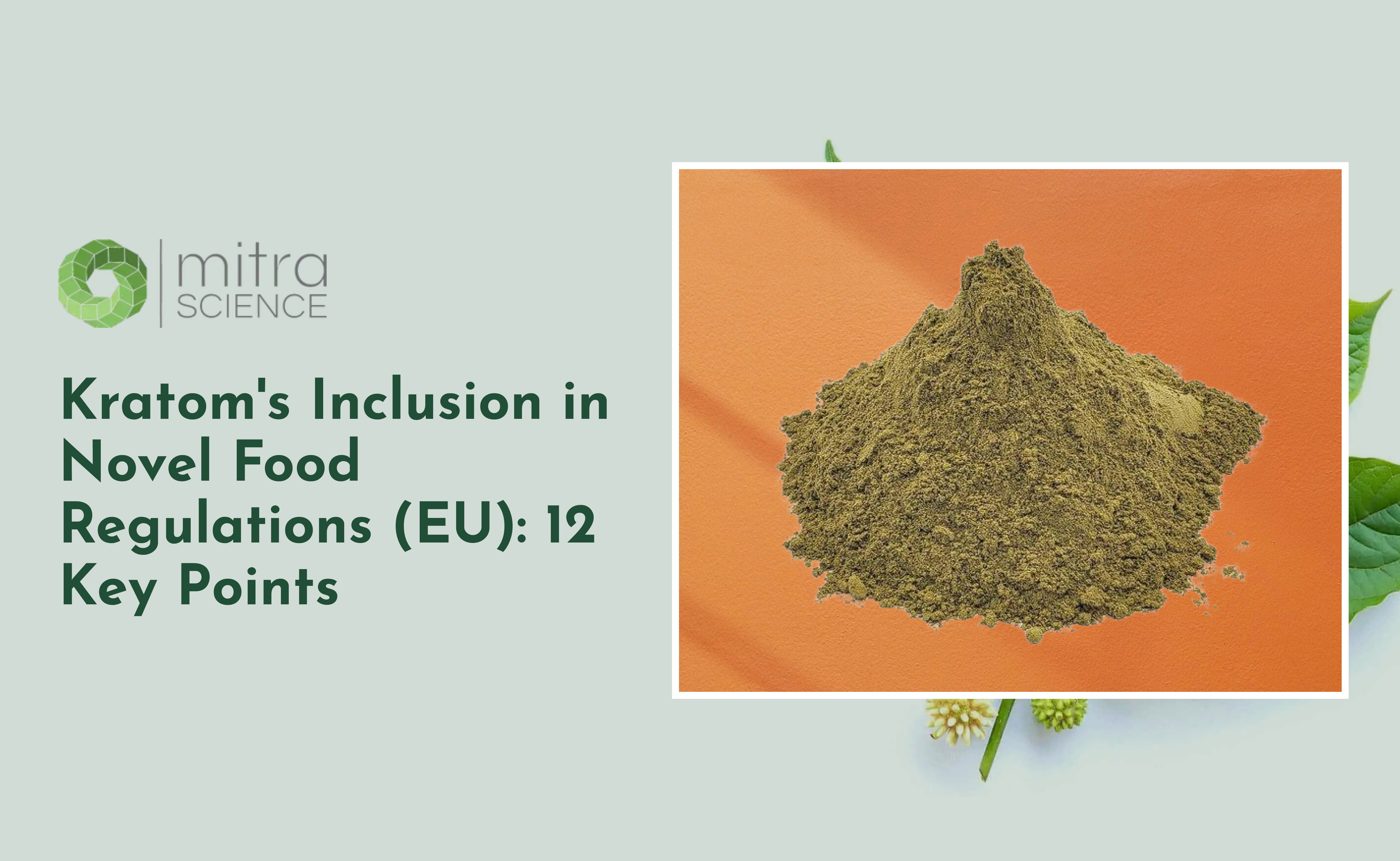 Kratom's Inclusion in Novel Food Regulations (EU): 12 Key Points ...